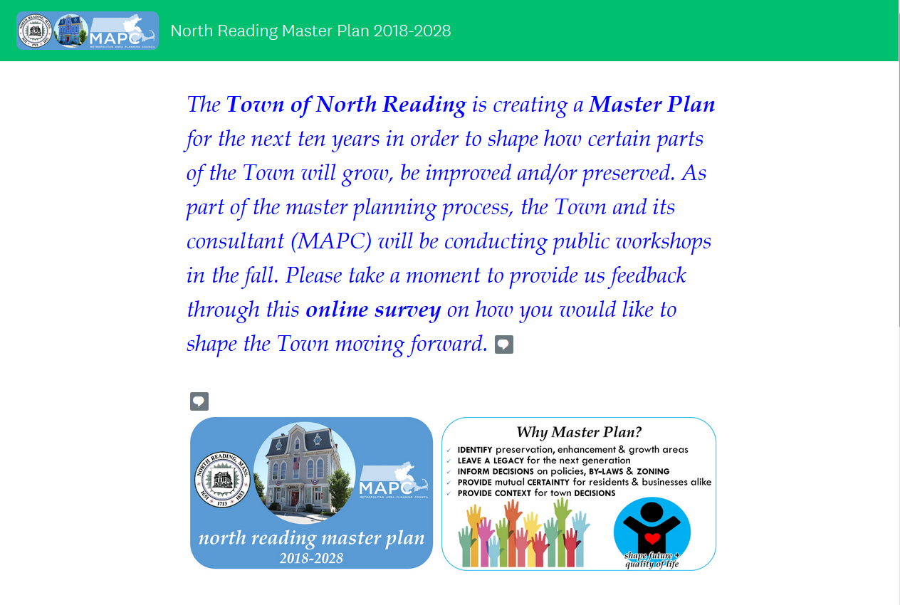 North Reading Master Plan – MAPC