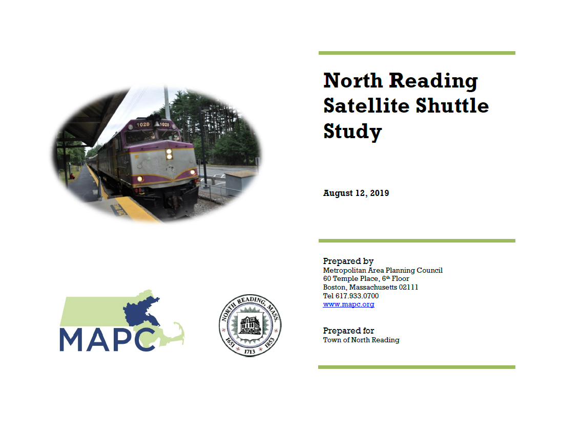 North Reading Public Transit Shuttle Study – MAPC