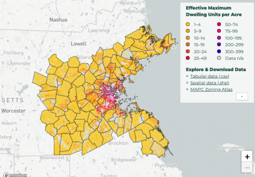 January Data Viz: The MAPC Zoning Atlas – MAPC