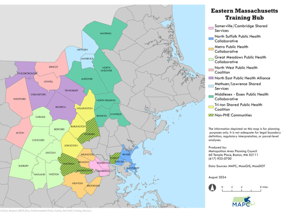 Eastern Massachusetts Public Health Training Hub – MAPC