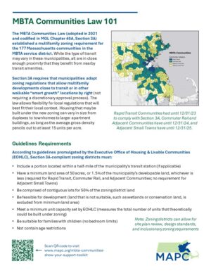 MBTA Communities Show Your Support Toolkit – MAPC