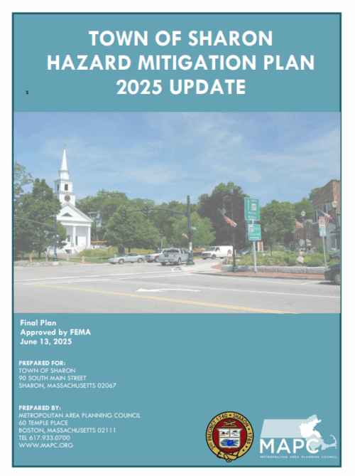 Sharon Hazard Mitigation Plan – MAPC