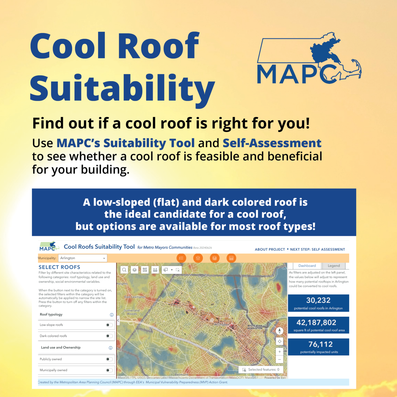 Cool Roofs: Social Media Assets – MAPC